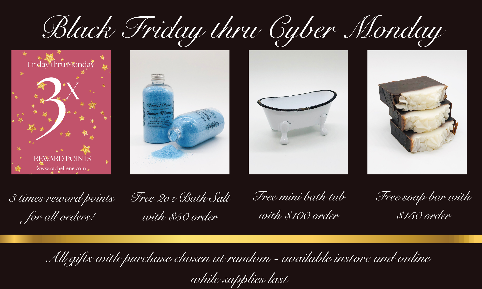 Get ready for our Black Friday - Cyber Monday event! – Rachel Rene